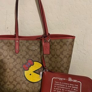 Coach | Bags | Coach Limited Edition Pac Man Tote Bag | Poshmark